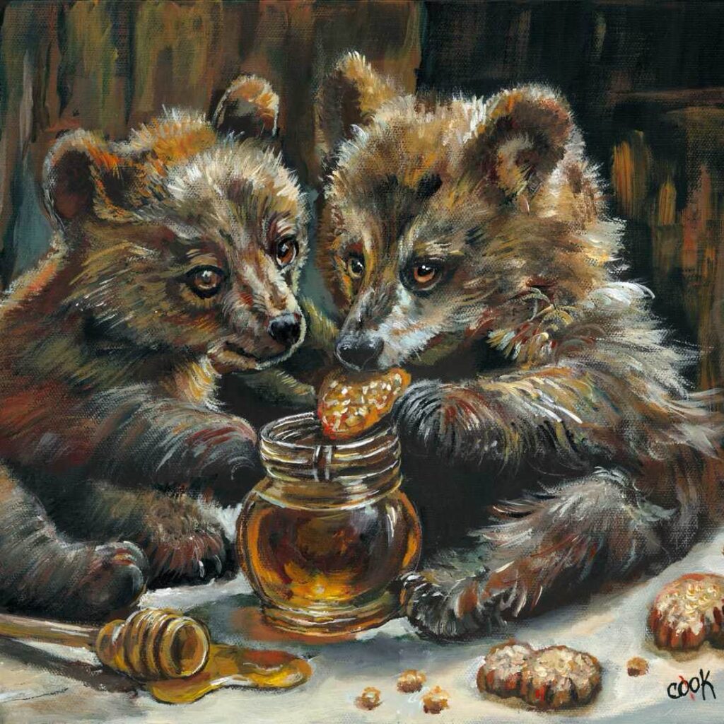 Beau and Boo Bears with Honey Jar – Downloadable – Ginger Cook On ...