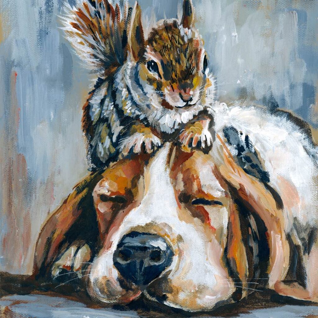 A Squirrel’s Throne – References only – Ginger Cook On Demand Acrylic ...