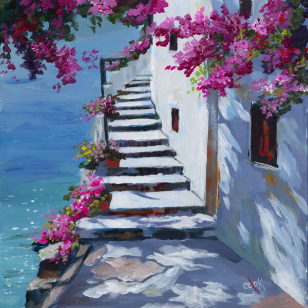 Greek Gateway – Reference Only – Ginger Cook On Demand Acrylic Tutorials