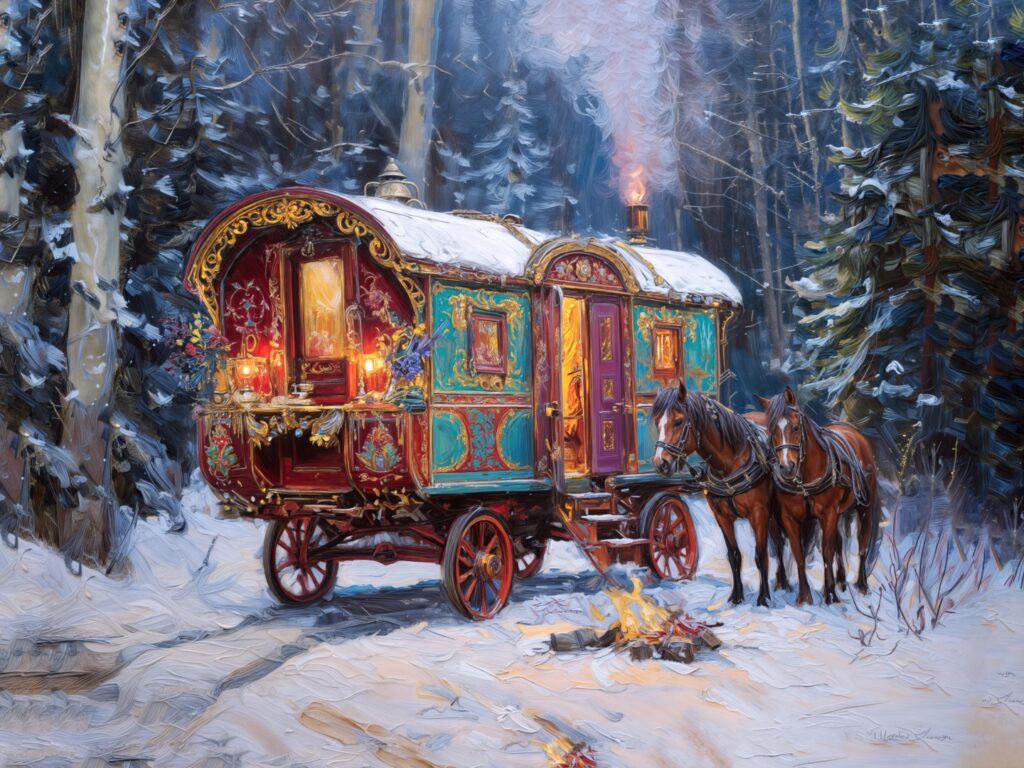 Winter Gypsy Caravan Glow – AI Resources – Ginger Cook On Demand ...